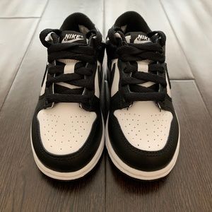 Nike | Shoes | Nike Little Kids Panda Dunk Low White Black 1c Ds | Poshmark